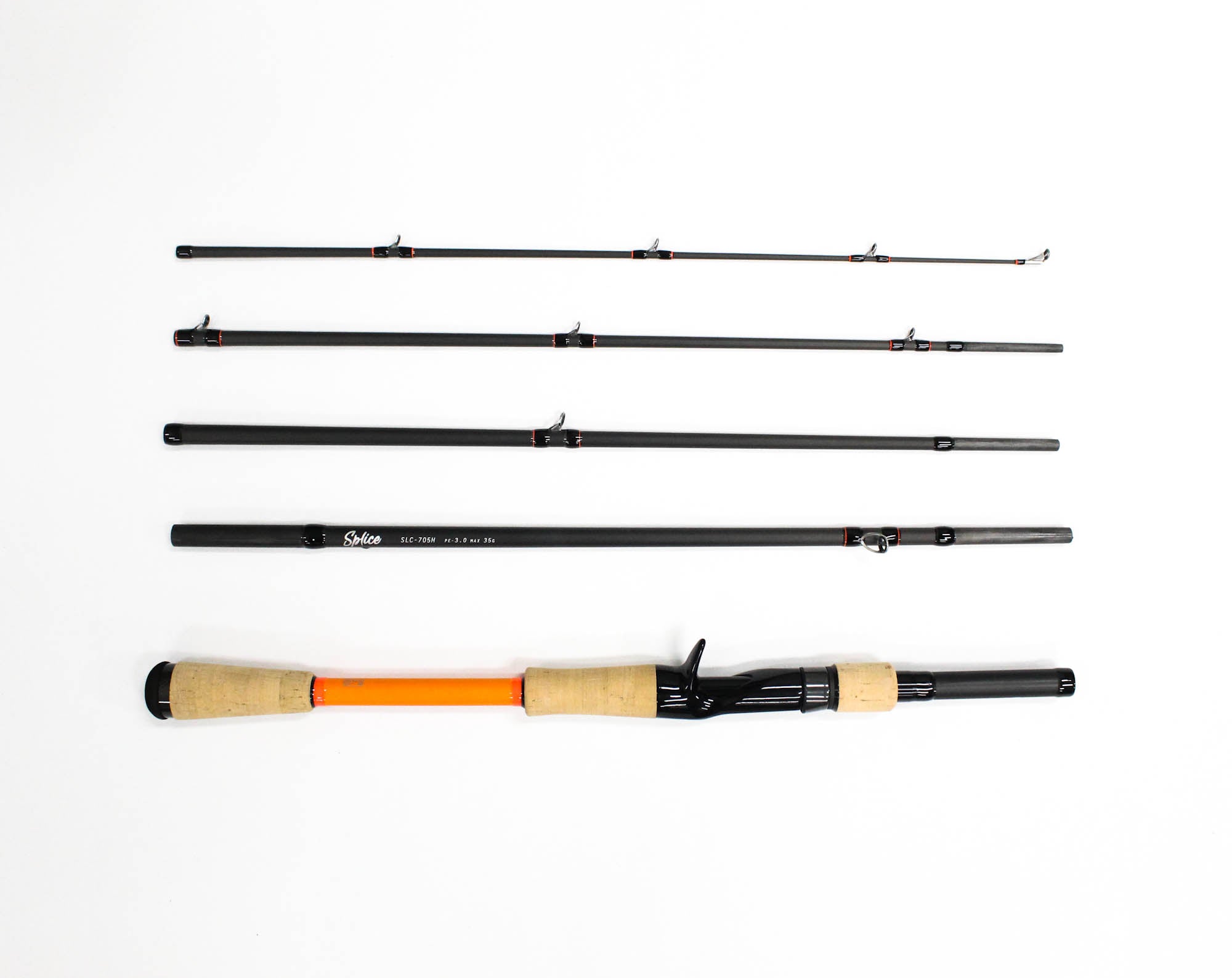 Feed Rod Baitcast Splice SLC-705H 5 piece Travel (0472)